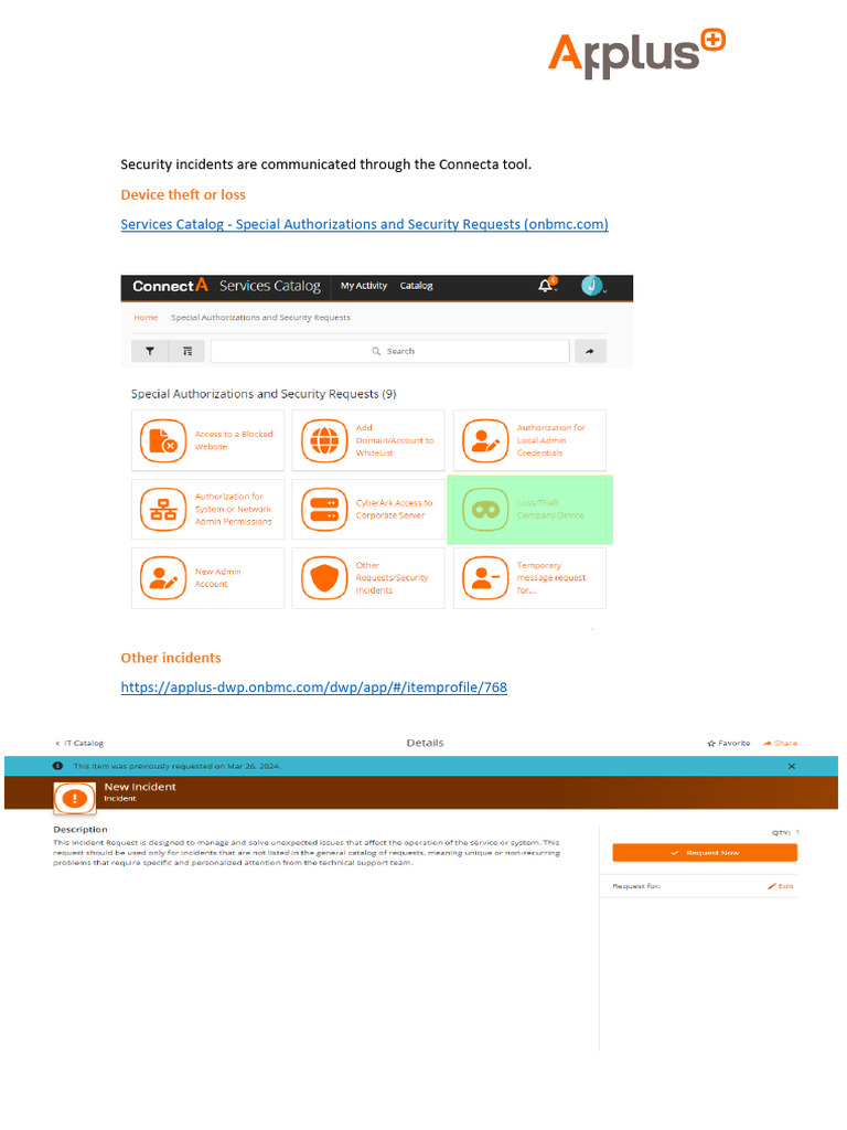 Applus Security Incidents en | PDF