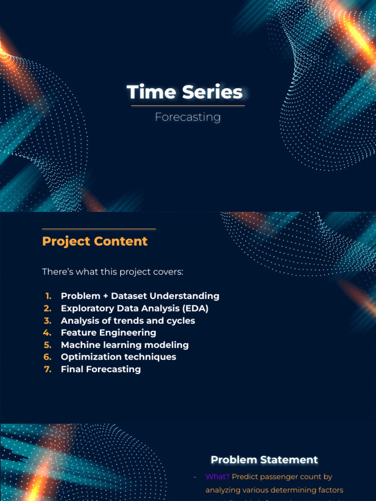 Time Series Presentation | PDF | Data Analysis | Time Series
