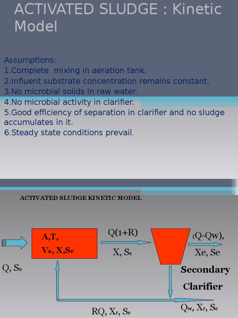Activated Sludge - Kinetic Model | PDF | Oxygen | Cellular Respiration