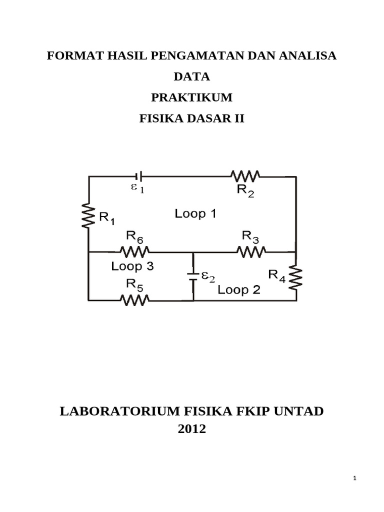 Format Hasil Pengamatan Dan Analisa Data | PDF