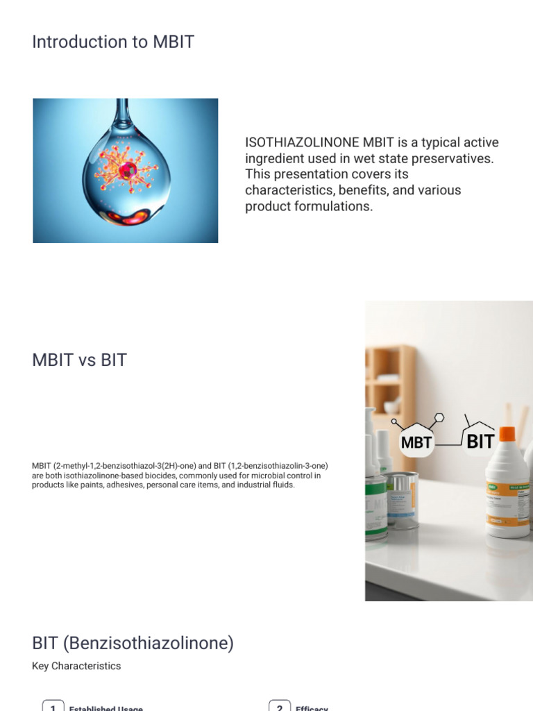MBIT: Advanced Biocide for Preservation | PDF | Antimicrobial ...