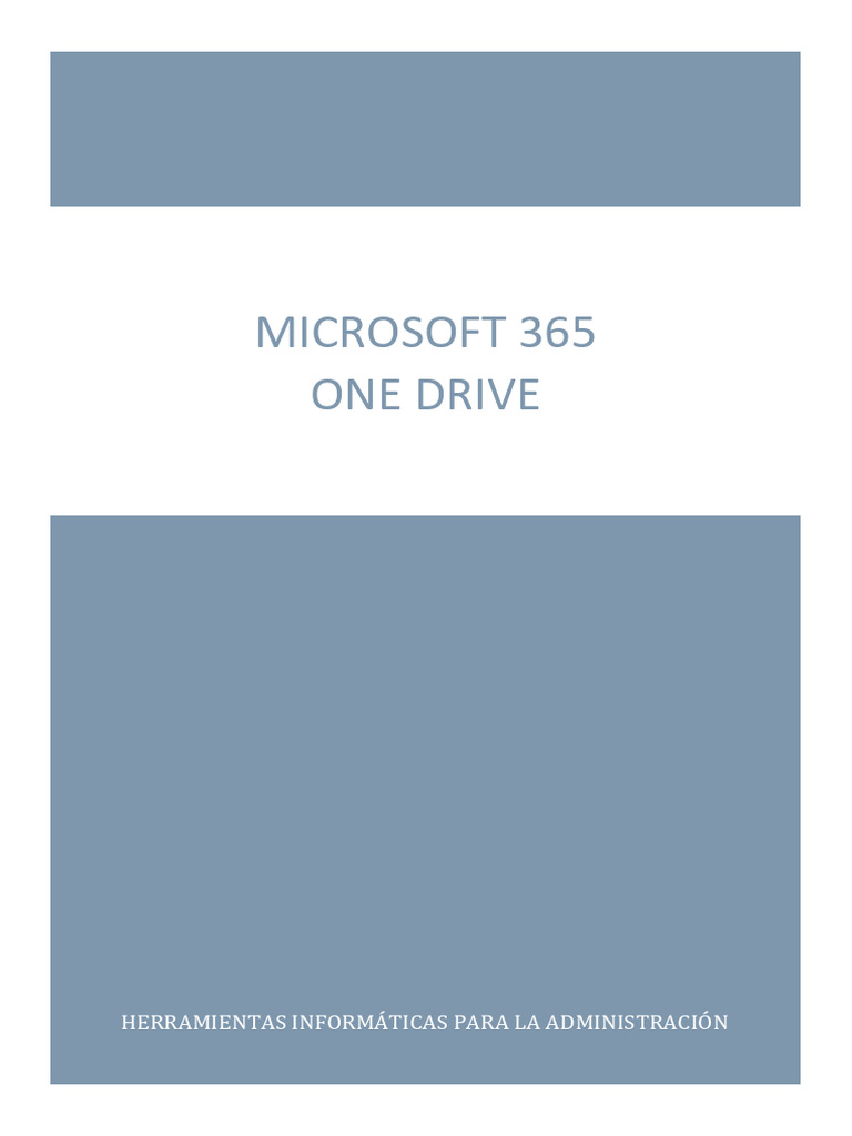 Acceder A M365-OneDrive | PDF | Archivo de computadora | Contraseña