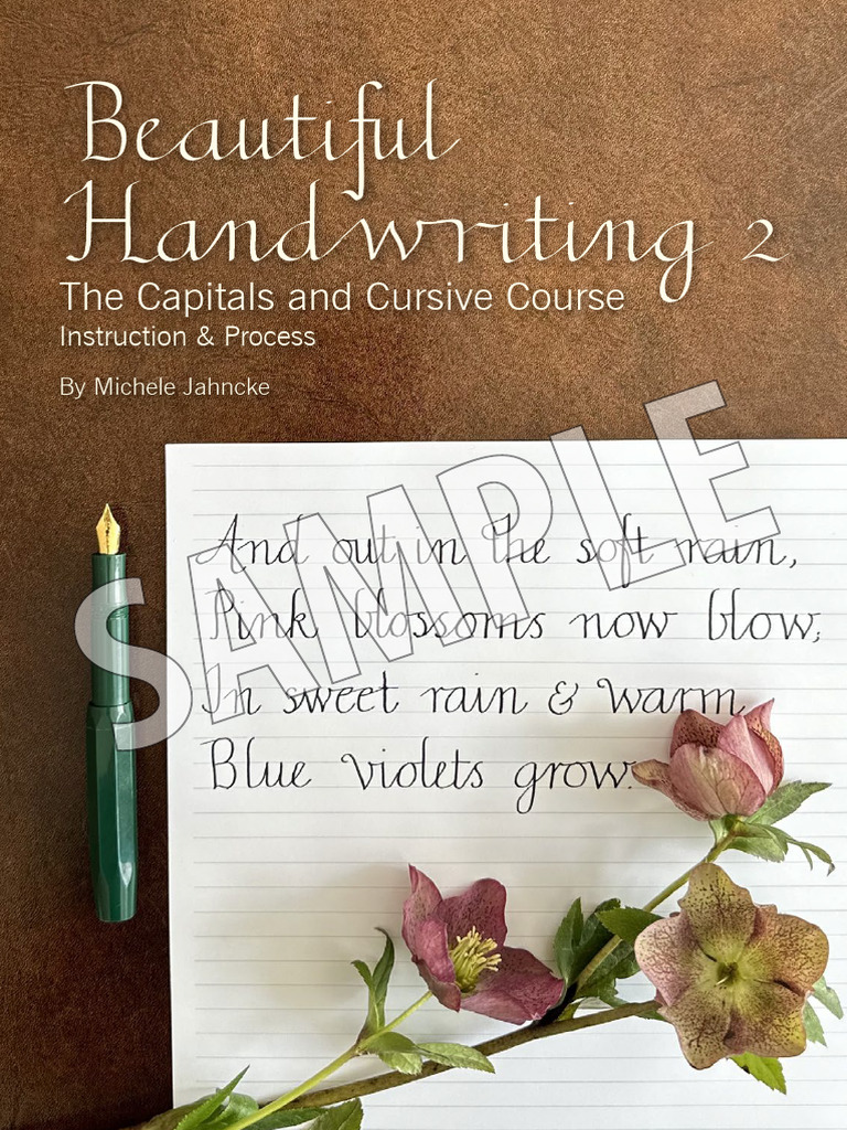 Beautiful Handwriting: Capitals & Cursive | PDF | Letter Case | Serif