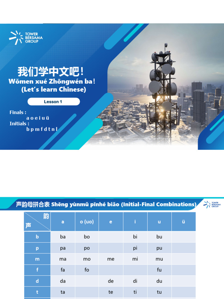 Mandarin Basic - Lesson 1 | PDF