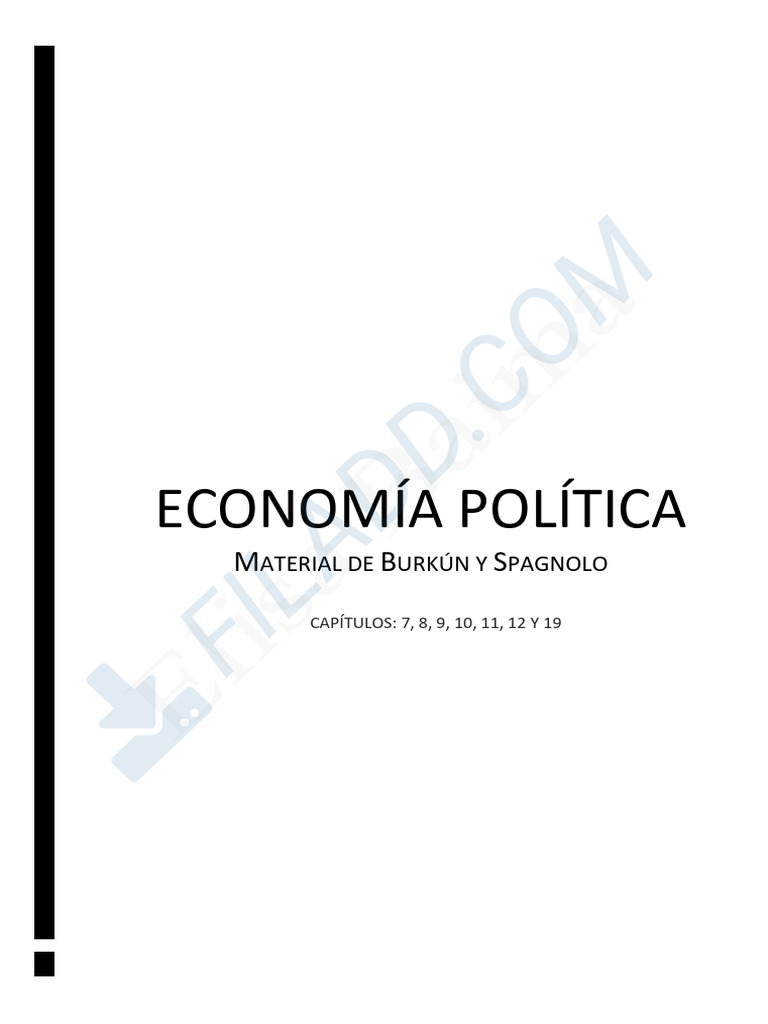 Burkun y Spagnolo Cap 7 A 12 y 19 | PDF | Mercado (economía) | Business