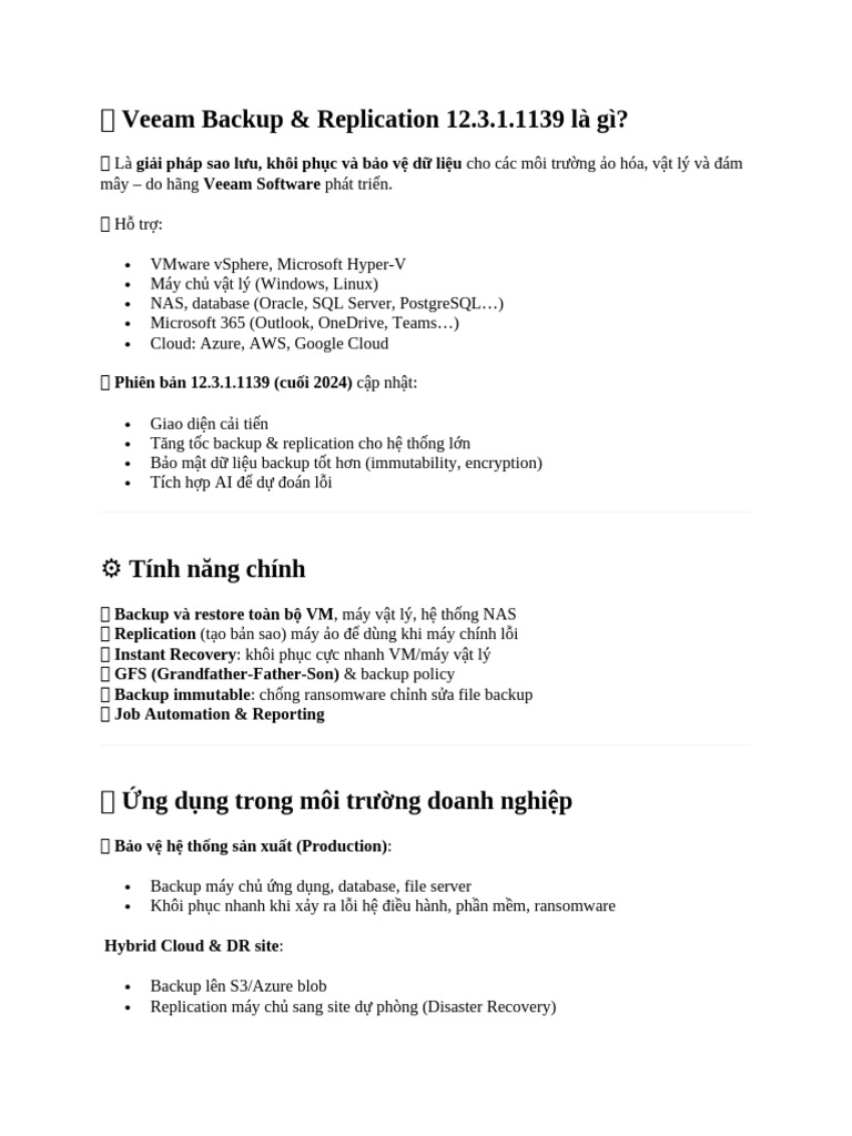? Veeam Backup | PDF