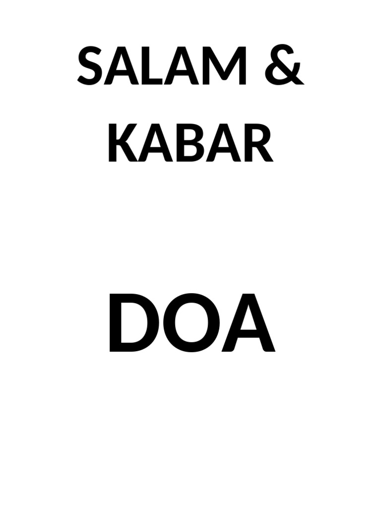 Salam | PDF