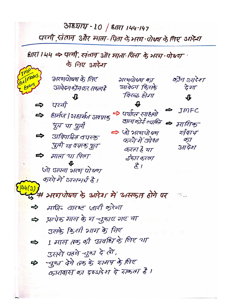 BNSS Chapter 10 Imp Section With Case Laws | PDF