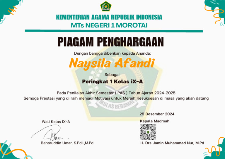 Piagam Peringkat | PDF