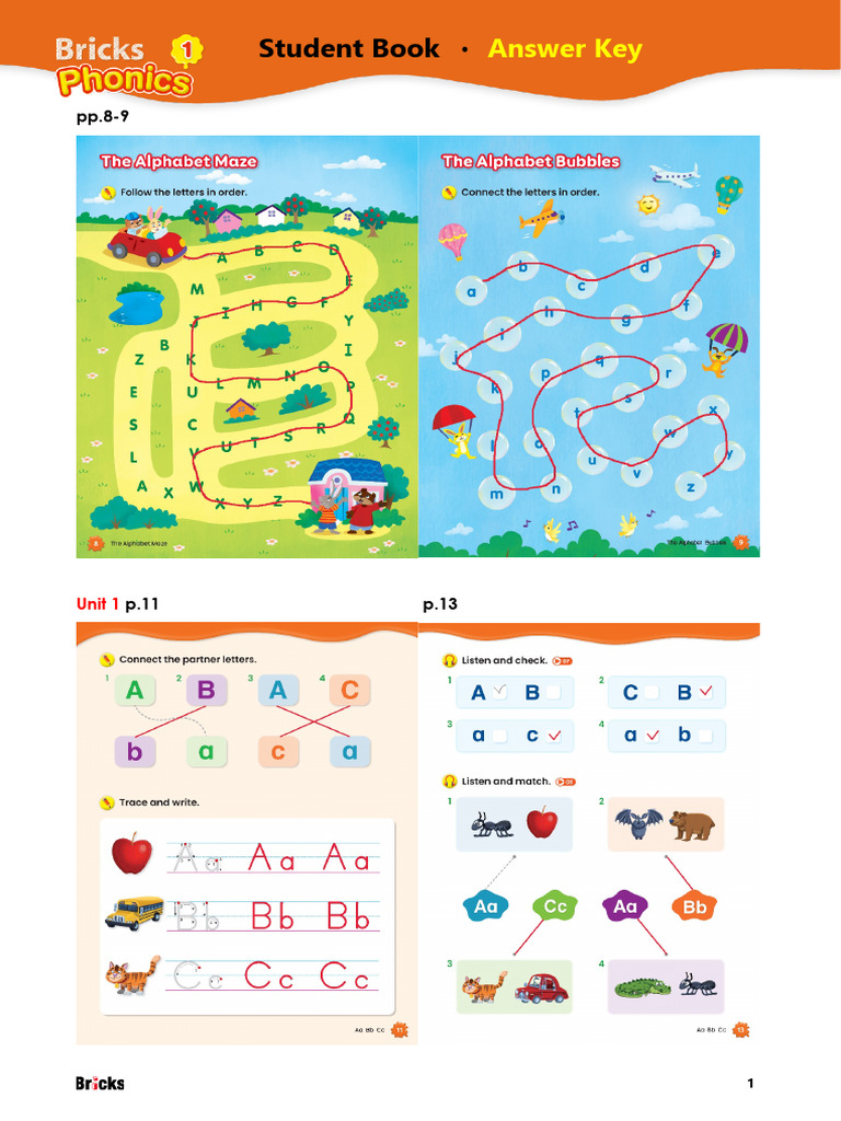 Bricks Phonics - L1 - SB - Answer - Key | PDF