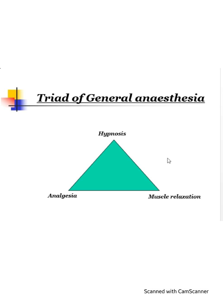 General Anesthesia Gen. Surgery | PDF