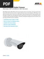 Datasheet Axis p3737 Ple Panoramic Camera en US 413348 (102934) | PDF ...