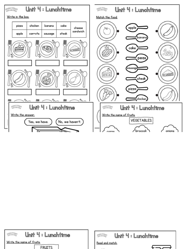 Year 1 Lunchtime | PDF