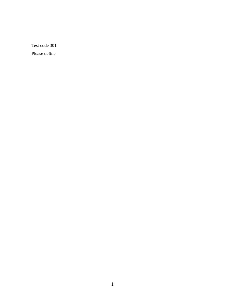 Test Code 388 | PDF
