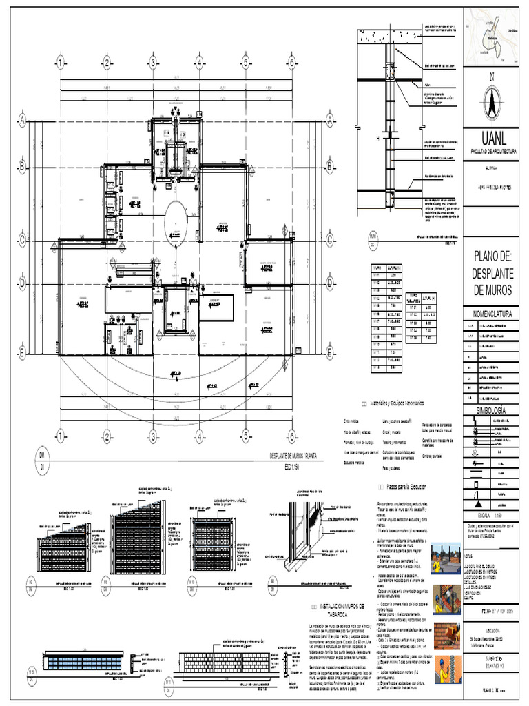 Desplante de Muros | PDF | Material compuesto | Ingeniería estructural