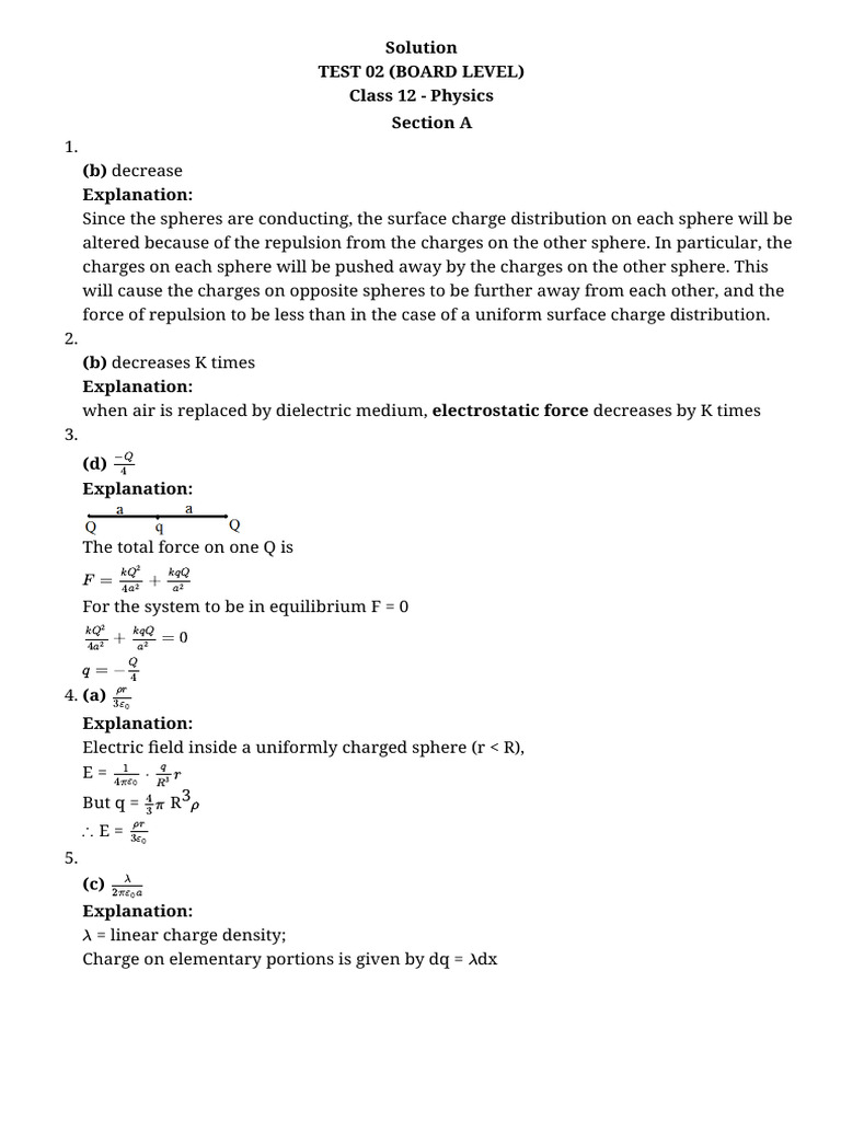 Flux and Force Solution | PDF | Electric Field | Metrology