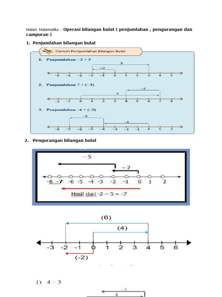 Materi Matematika Operasi Bil Bul | PDF
