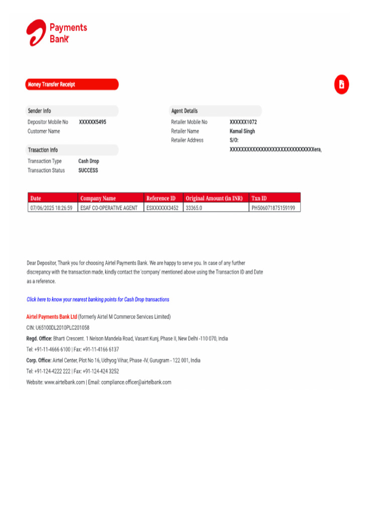 Reciept | PDF