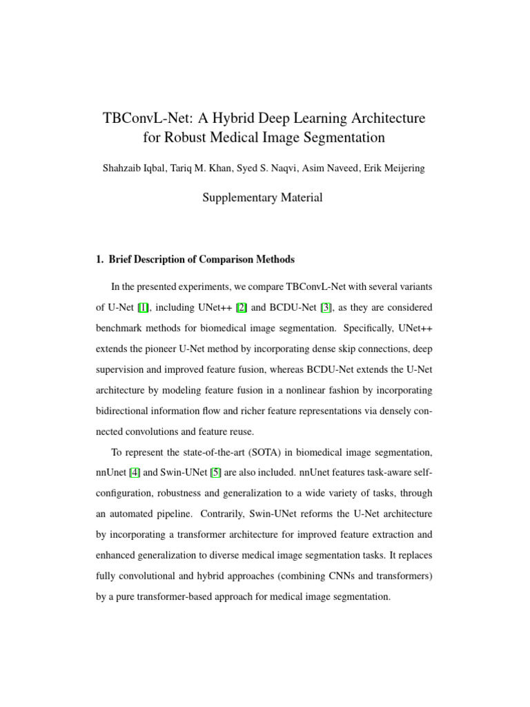 TBConvL-Net A Hybrid Deep Learning Architecture For Robust Medical ...