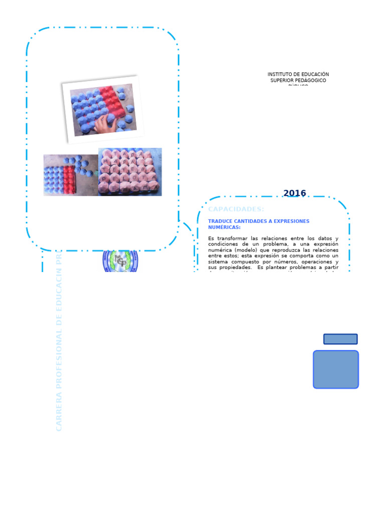 DIPTICO PARA MATERIALES. - Cajas de Huevos - para Combinar | PDF