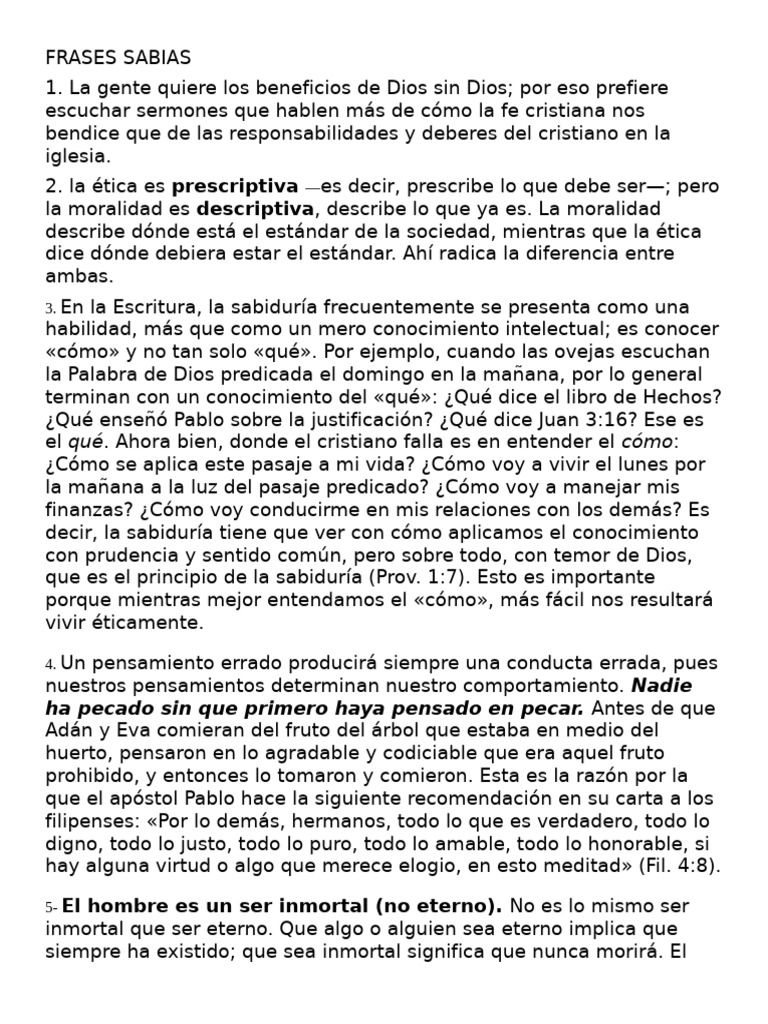 Prescriptiva Descriptiva: Qué Cómo | PDF | Pecado | Gracia divina