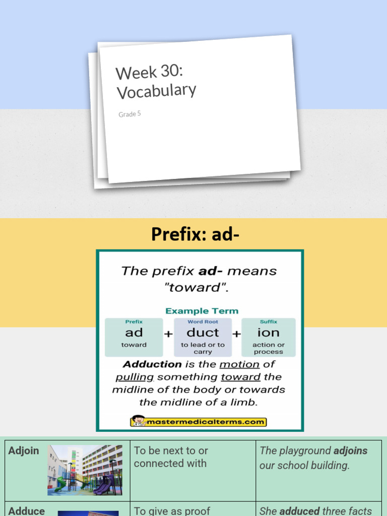Week 30 Spelling Words For G5 (By JY) | PDF