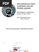 Pembelajaran Mendalam (Deep Learning) - 2025 | PDF