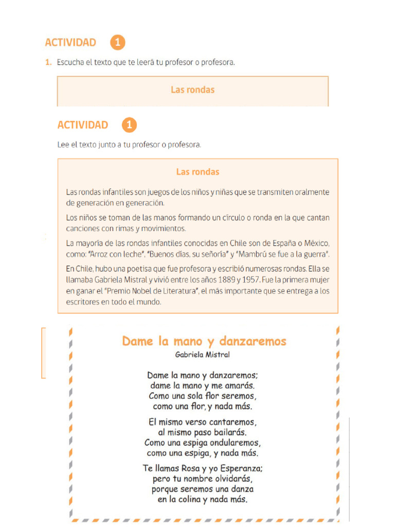 Guía de Gabriela Mistral | PDF