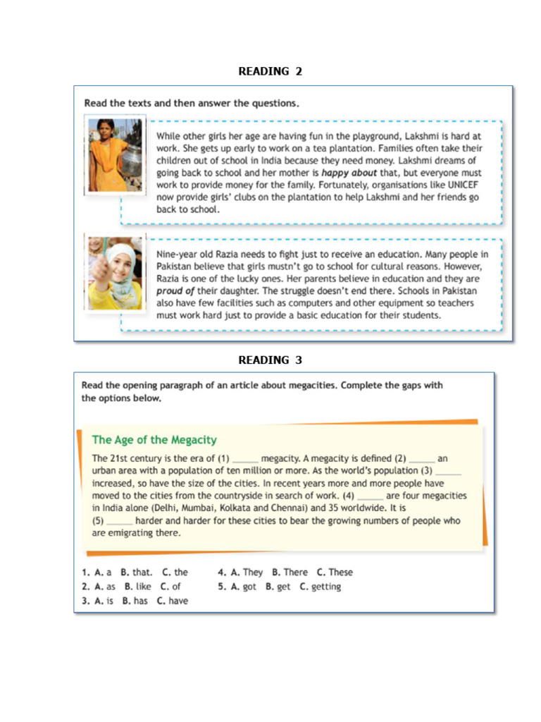 Reading 2 y 3 | PDF