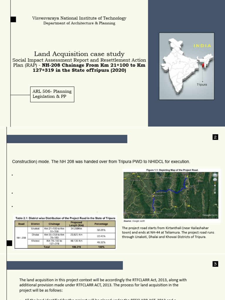 Land Acquisition Case Study Tripura | PDF | Employment | Risk