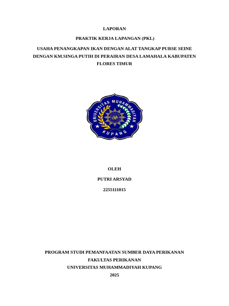 Laporan Praktek Kerja Lapangan | PDF