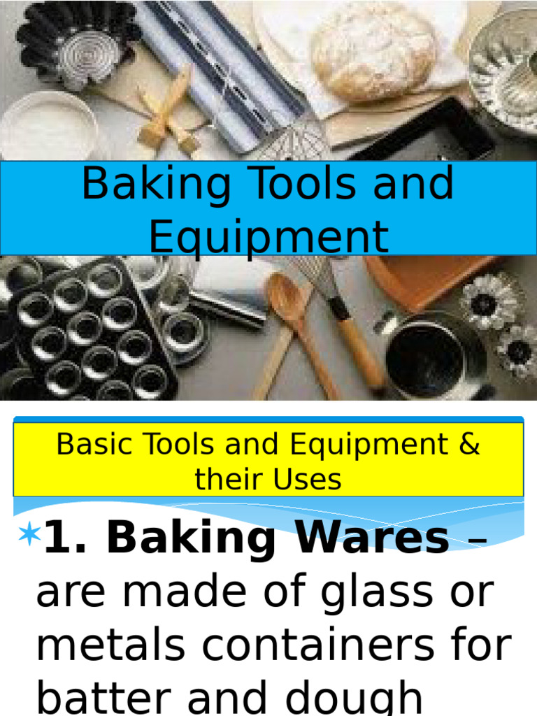 Baking Tools and Equipment | PDF | Teaspoon | Baking