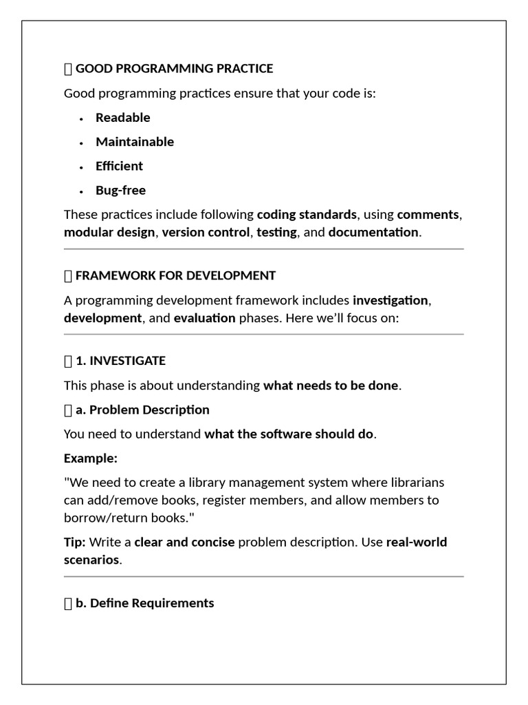 Good Programmimg Practice | PDF | Computer Programming | Unit Testing