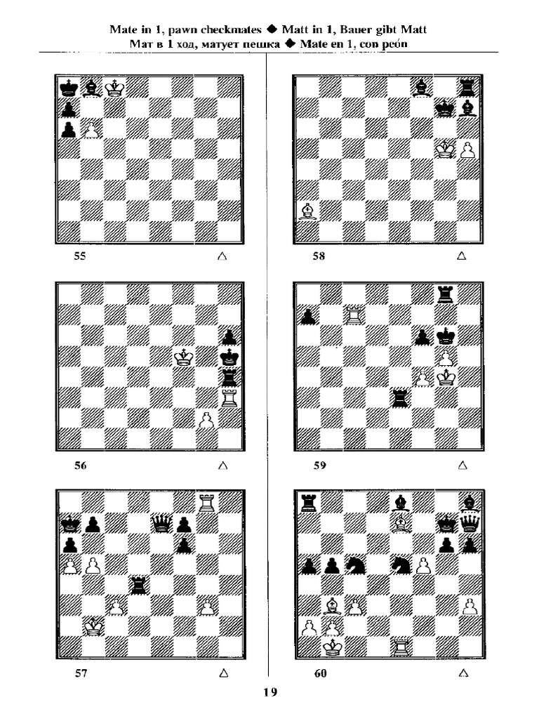 Mate in 1 Pawn | PDF