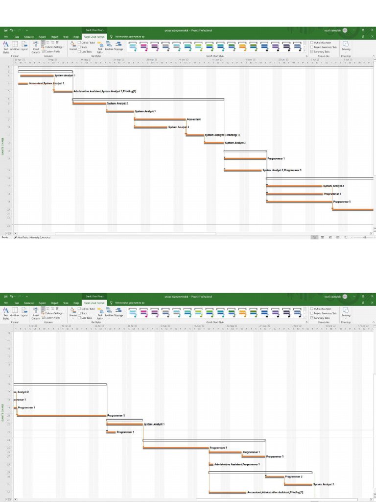 Gantt Chart 1 | PDF