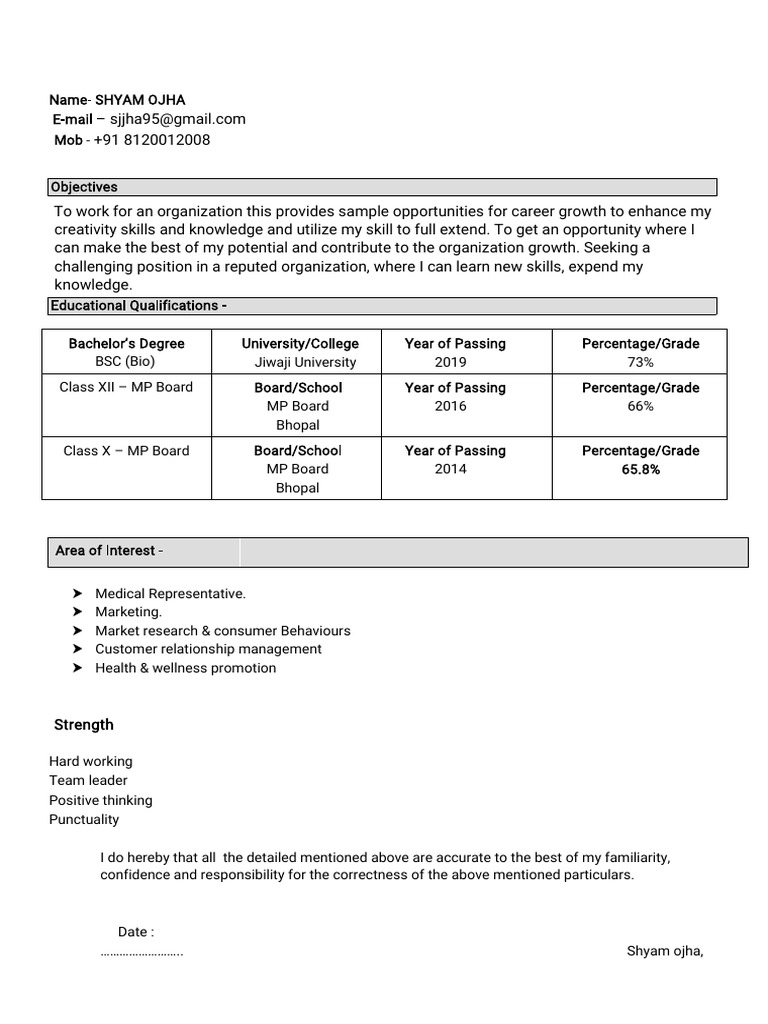 Shyam Resume | PDF