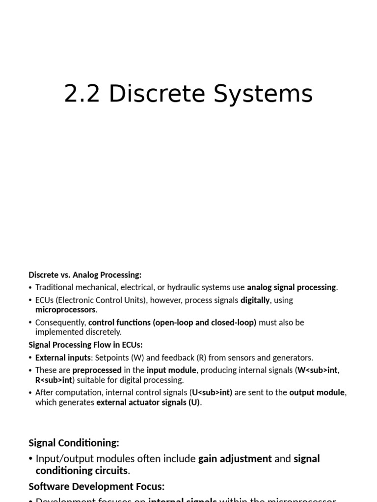 UNIT 2 Session 3 Today 27 | PDF | Discrete Time And Continuous Time ...