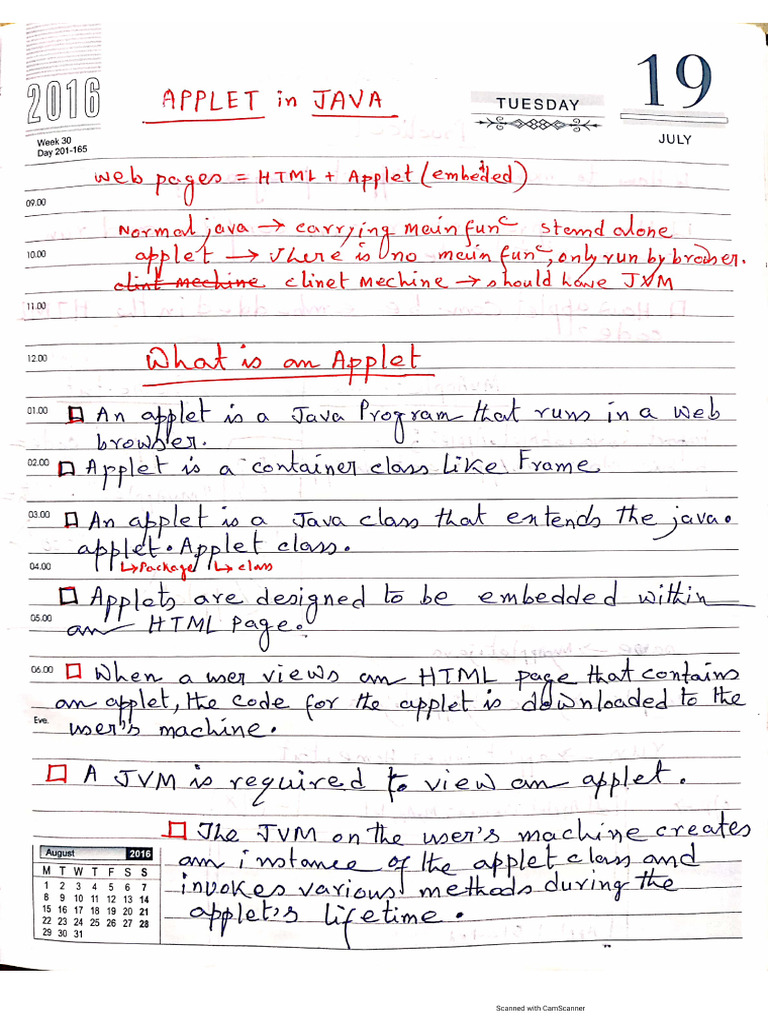 14. Applet in Java | PDF