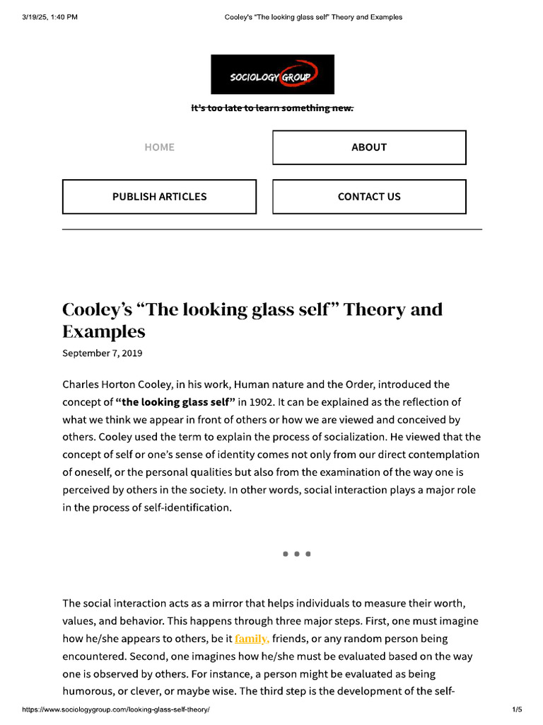 Looking Self Glass Module 2 | PDF