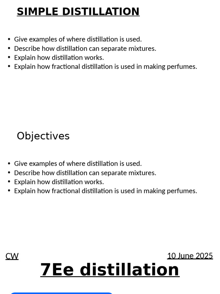 Distillation and Chromatography | PDF | Distillation | Water