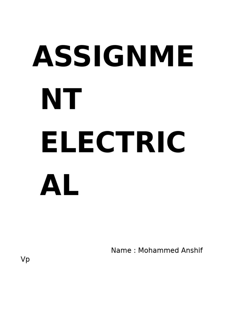 Mohammed Anshif VP Final | PDF | Lighting | Air Conditioning