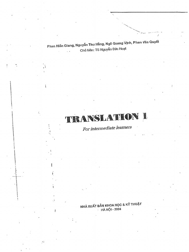 Giao Trinh Bien Dich | PDF