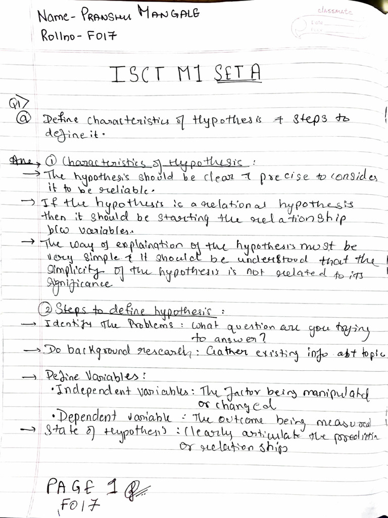 f017 Isct m1m2 Papers | PDF
