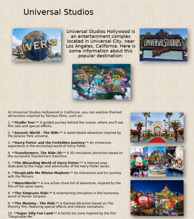 Universal Studios | PDF
