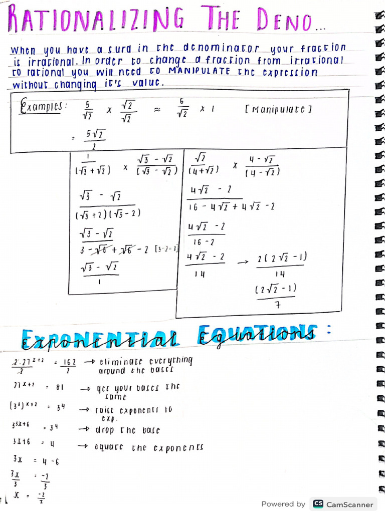 Algebra Grade 11 | PDF