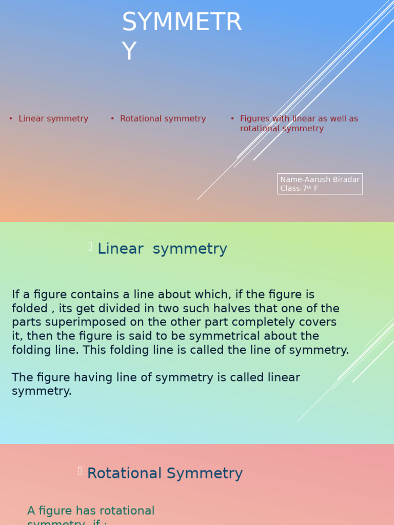 CH 11 Symmetry | PDF