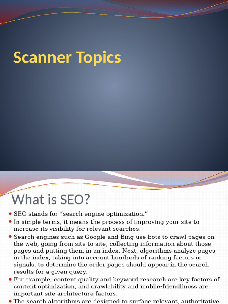 E Commerce (Scanner Topics) | PDF | Http Cookie | Search Engine Optimization