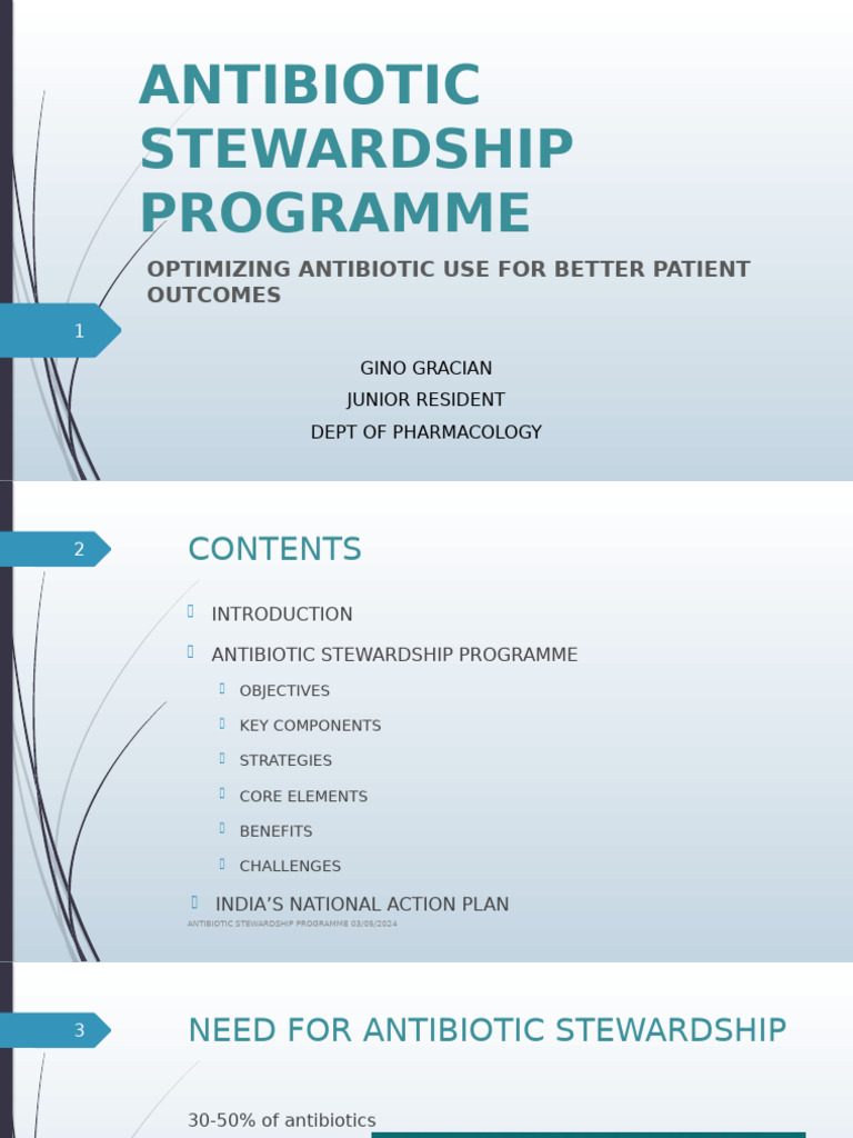 Antibiotic Stewardship Programme | PDF | Antimicrobial Resistance | Biocides