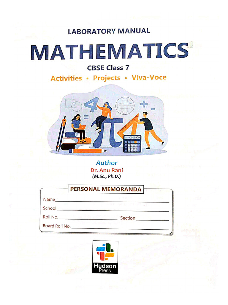 Mathematics Lab Manual VII STD CBSE | PDF