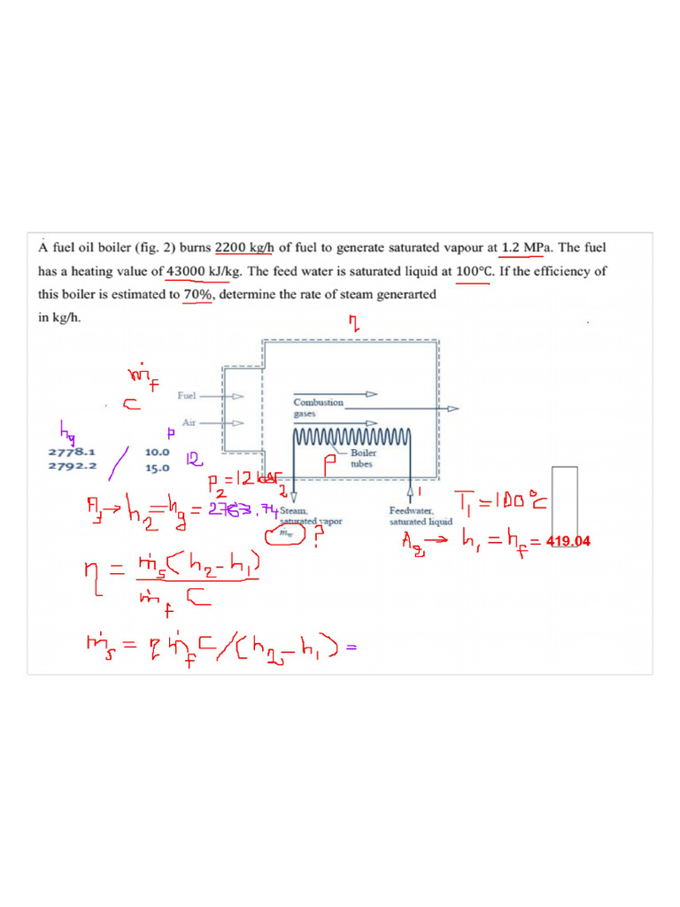 Boiler Calculation Solution | PDF